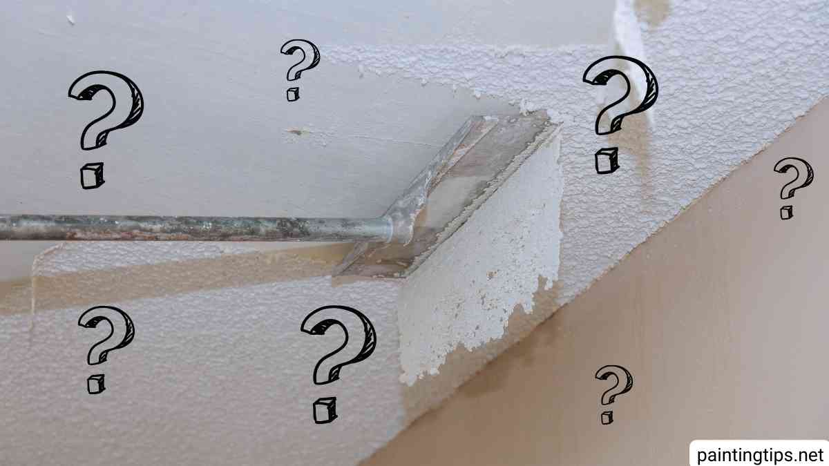 How to Remove Popcorn Ceiling Without Making a Mess - Painting Tips