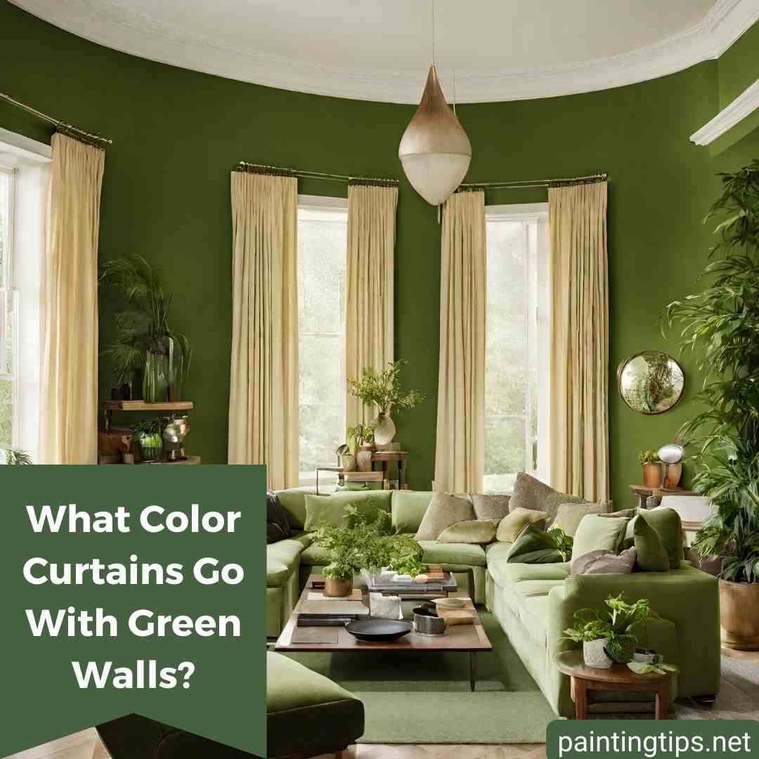 The 6 Best Curtain Colors that Go with Green Walls - Painting Tips