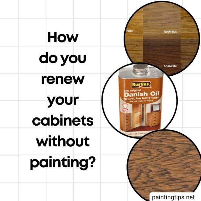 How to Change the Color of Kitchen Cabinets Without Painting - Painting ...