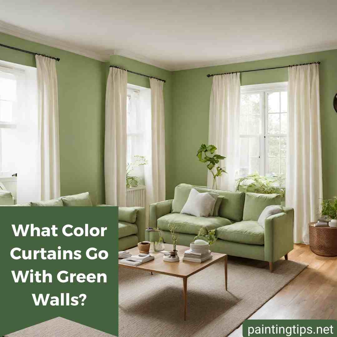 The 6 Best Curtain Colors that Go with Green Walls - Painting Tips