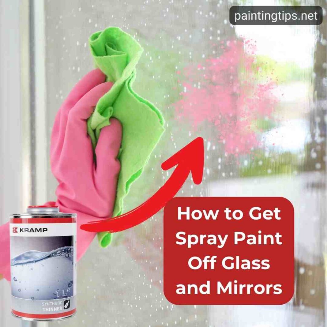 How to Get Spray Paint off Glass and Mirrors - Painting Tips