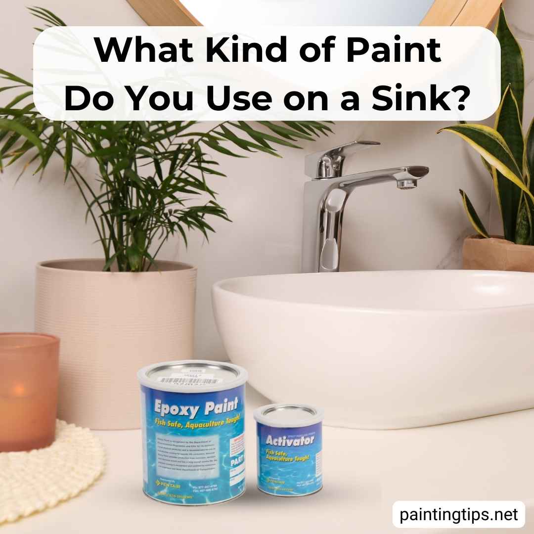 How to Paint a Ceramic Bathroom Sink - Painting Tips