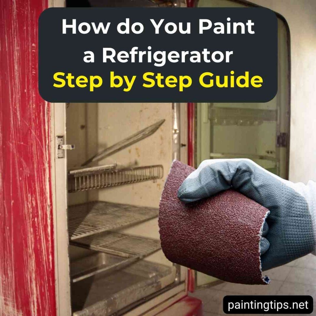 How to Paint a Fridge Like a Pro in 5 Easy Steps - Painting Tips