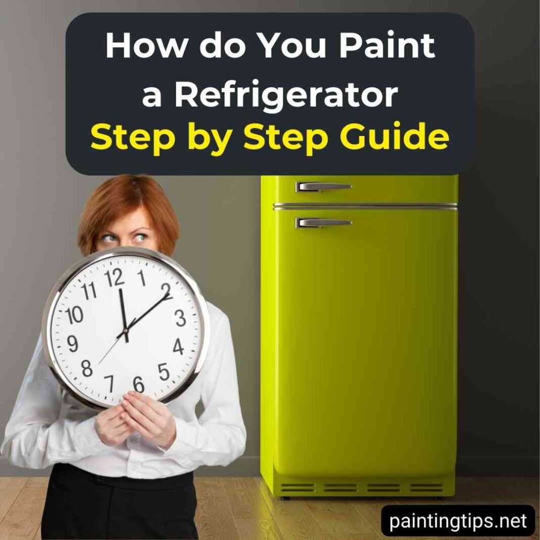 Paint Your Fridge Like a Pro in 5 Easy Steps - Painting Tips