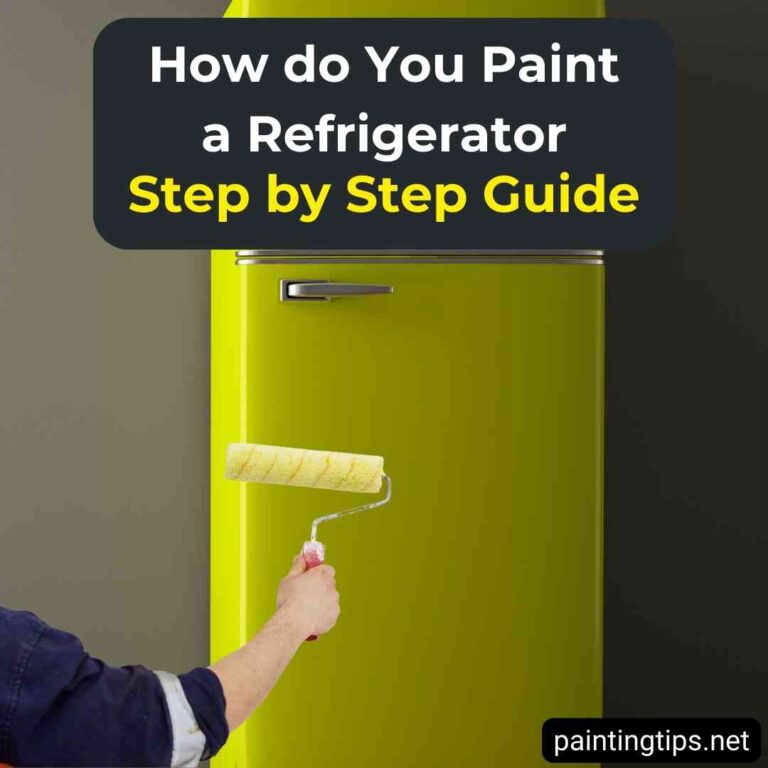 Paint Your Fridge Like a Pro in 5 Easy Steps - Painting Tips