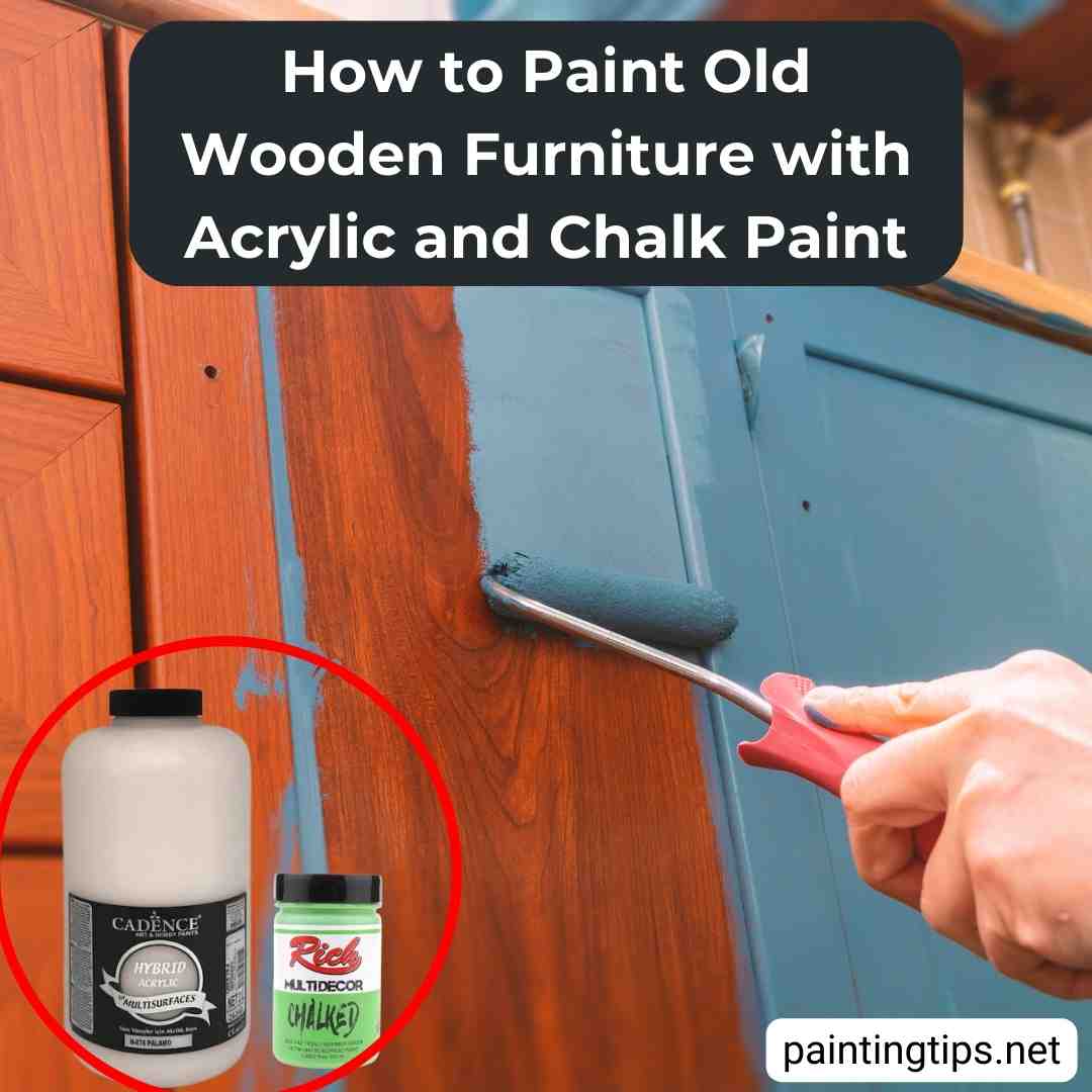 How to Paint Old Wood Furniture and Make It Look New - Painting Tips