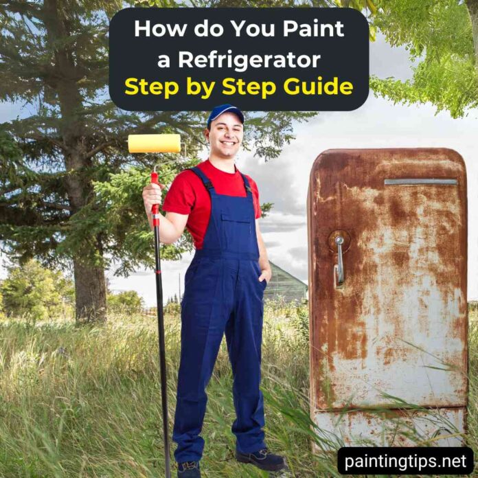 Paint Your Fridge Like a Pro in 5 Easy Steps - Painting Tips
