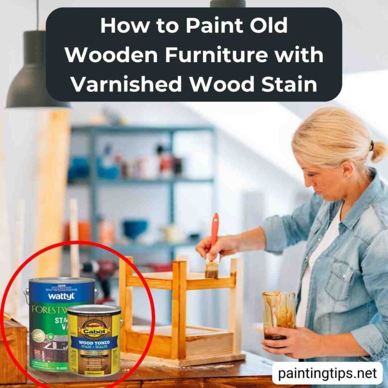 How to Paint Old Wood Furniture and Make It Look New - Painting Tips