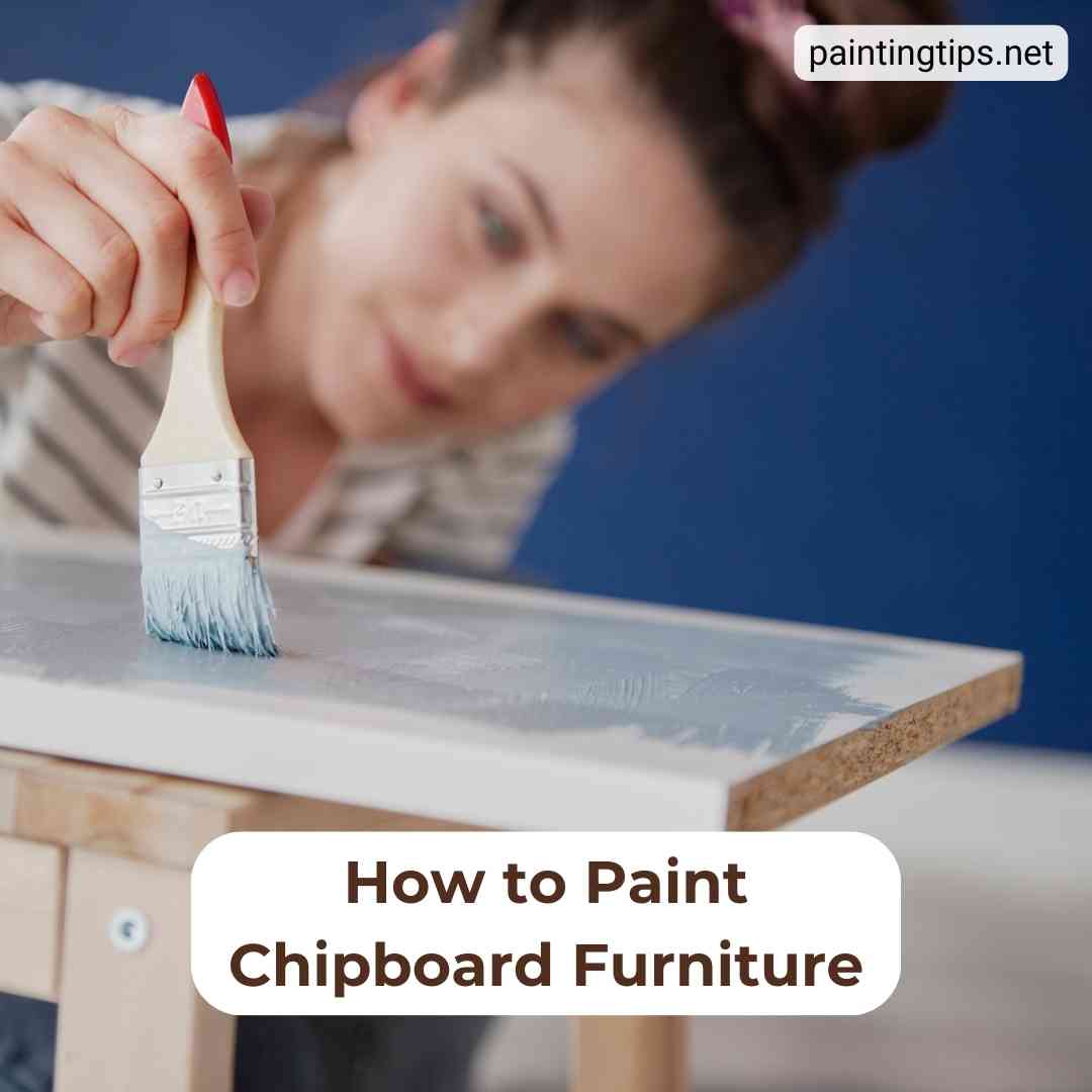 How to Paint Raw and Laminated Particle Board Furniture - Painting Tips