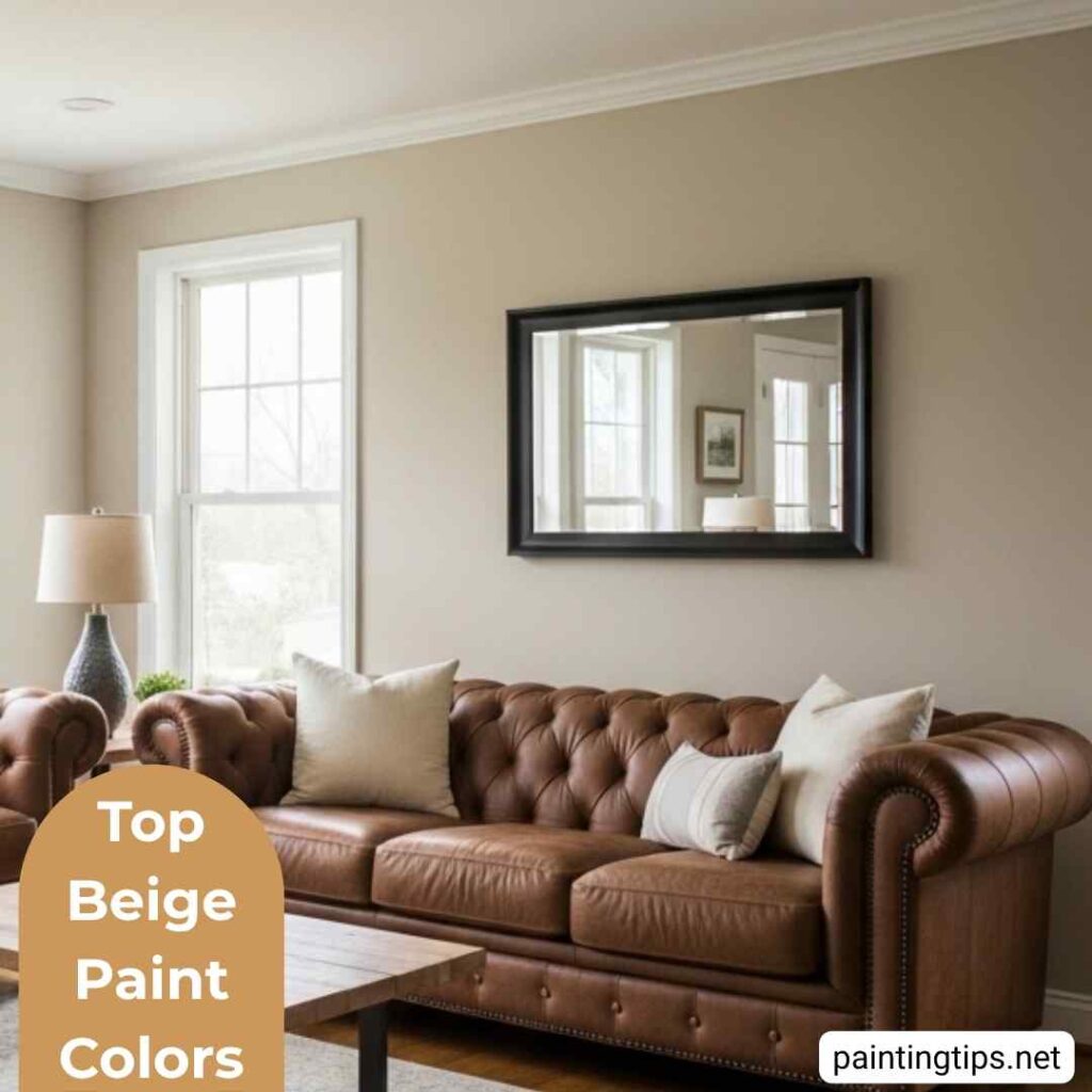 Most Popular Beige Paint Colors: Sherwin-Williams, Behr & Benjamin ...