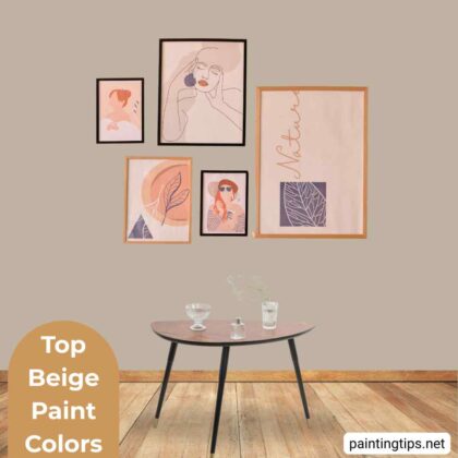 Most Popular Beige Wall Paint Colors from Top Brands - Painting Tips