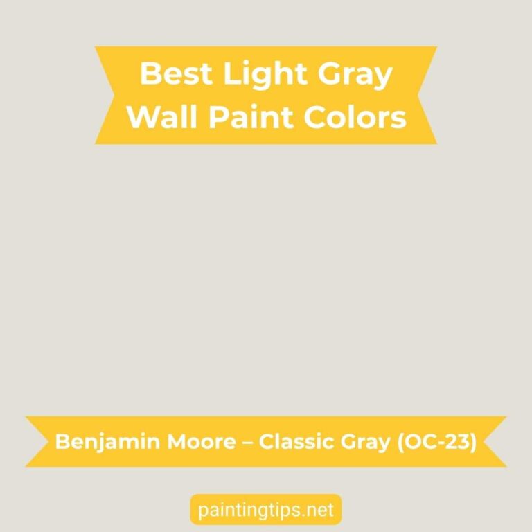 15 Best Light Gray Interior Paint Colors by Top Brands - Painting Tips